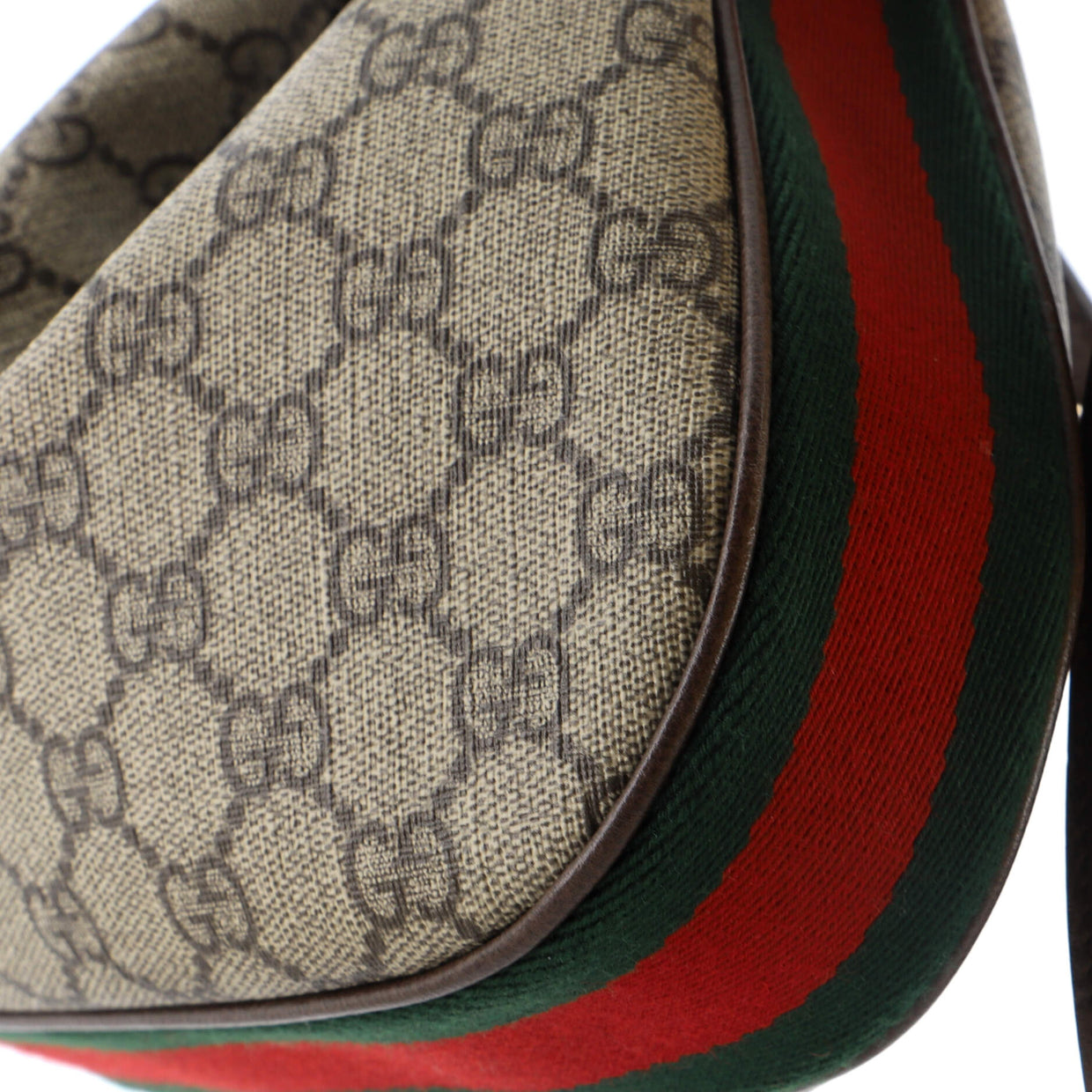 Gucci Attache Shoulder Bag GG Coated Canvas Small Brown 257664128