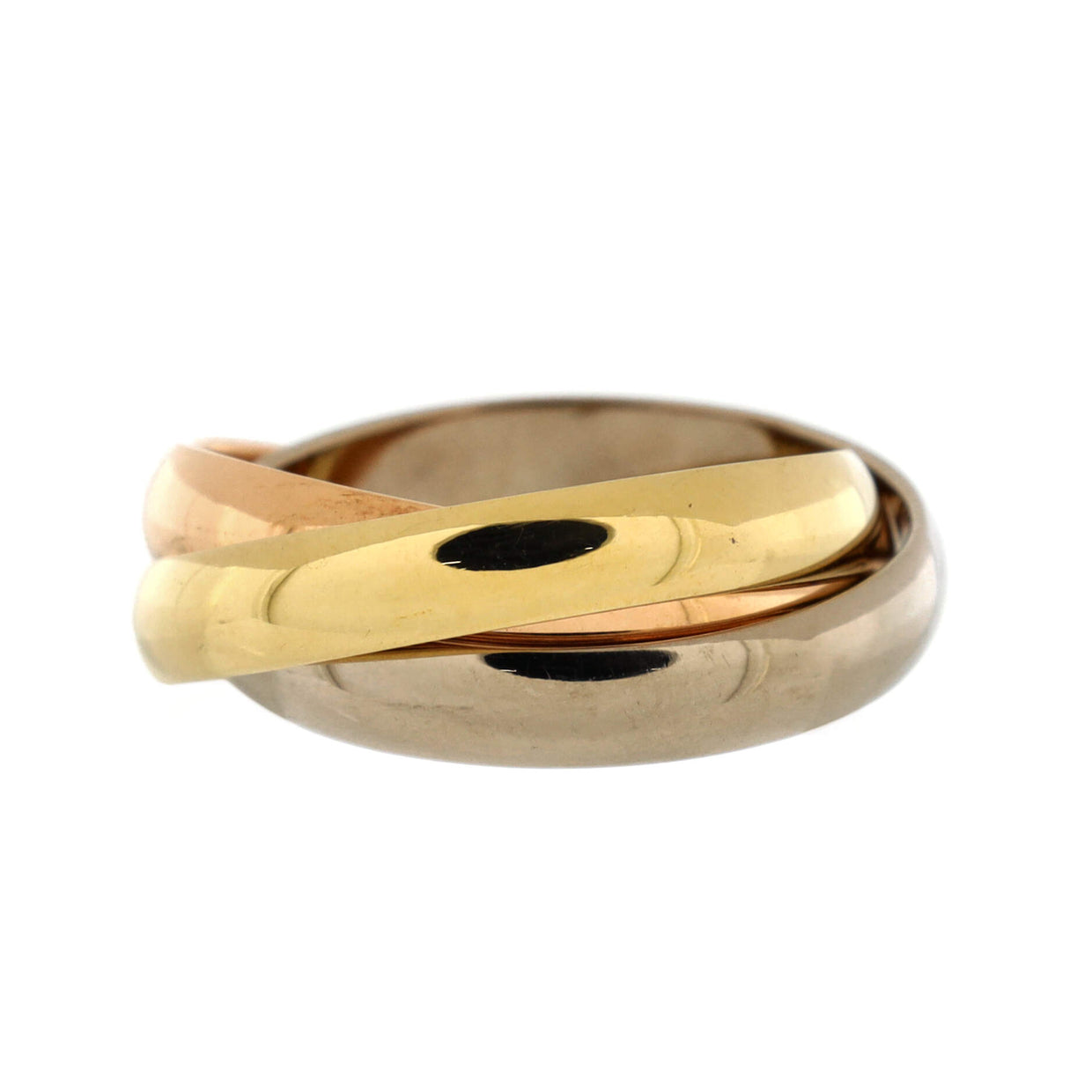 Cartier Trinity Ring 18K Tricolor Gold Medium Tricolor gold 25799143
