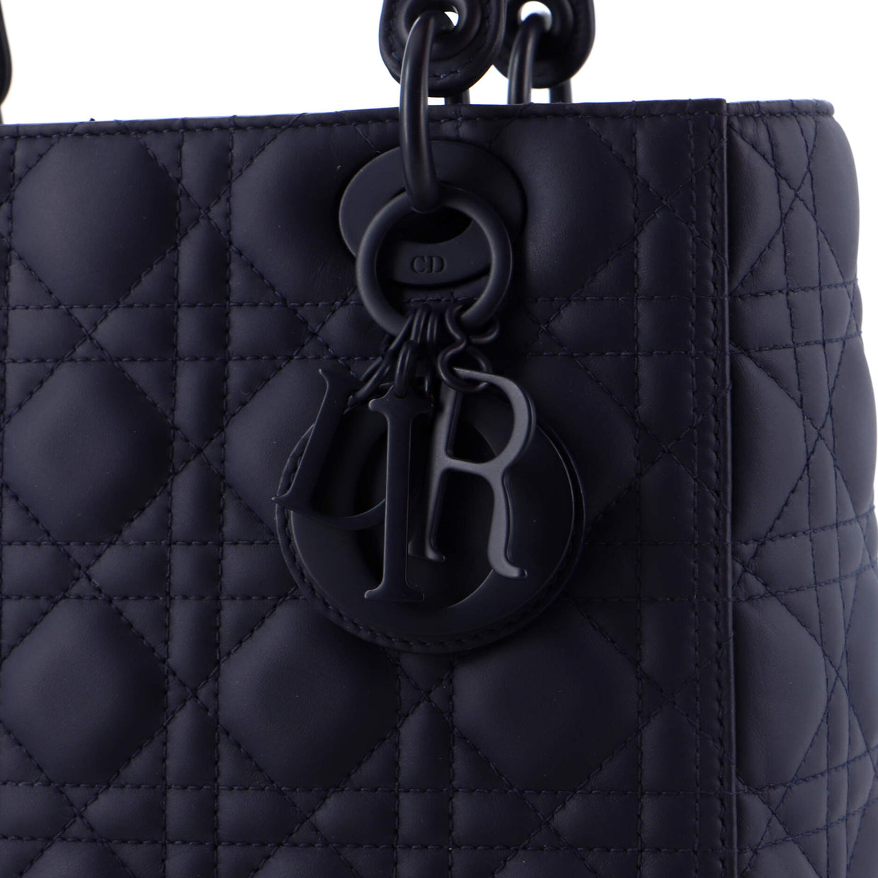 Christian Dior Ultra Matte Lady Dior Bag Cannage Quilt Calfskin Medium ...