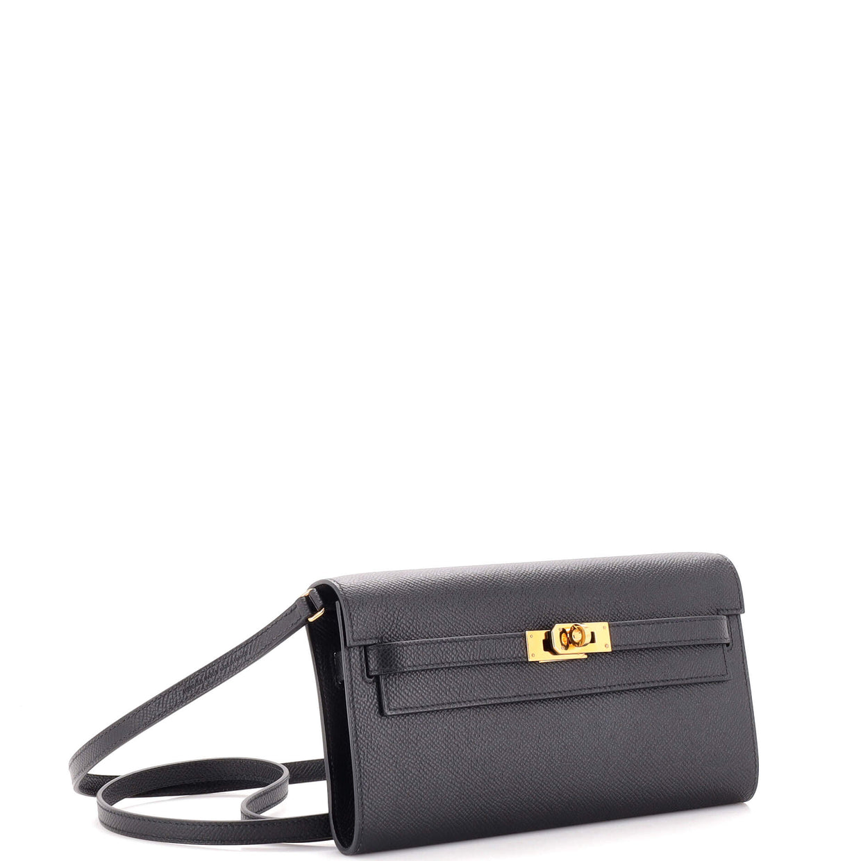 Hermes Kelly To Go Wallet Epsom Black 2605442