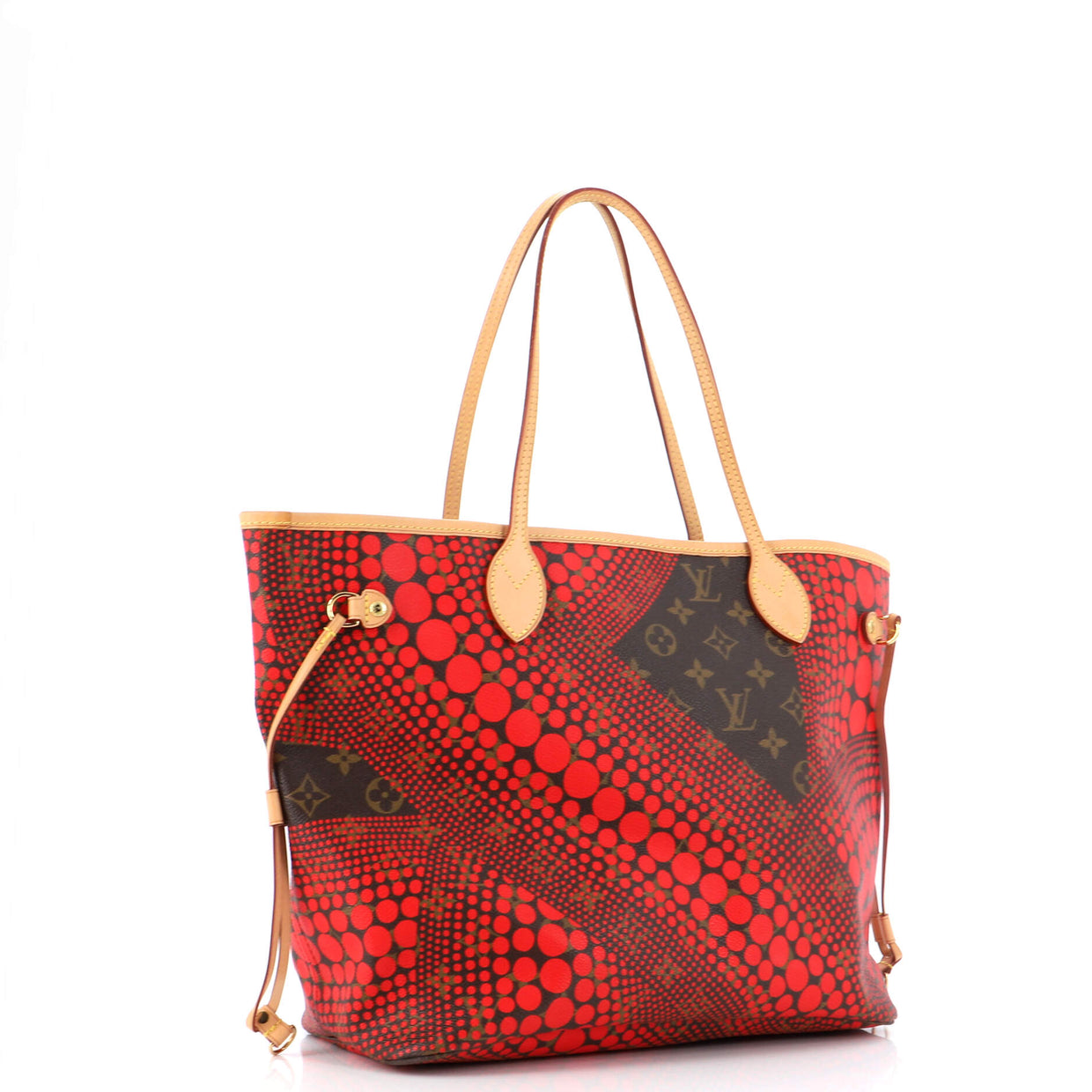 Louis Vuitton Neverfull Tote Limited Edition Kusama Waves Monogram ...