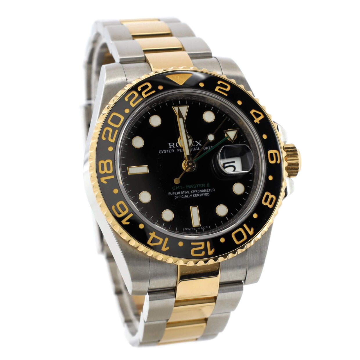 Rolex Oyster Perpetual Date GMT-Master II Automatic Watch Stainless ...