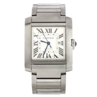 Cartier Tank Francaise Automatic Watch Stainless Steel 30 2656007
