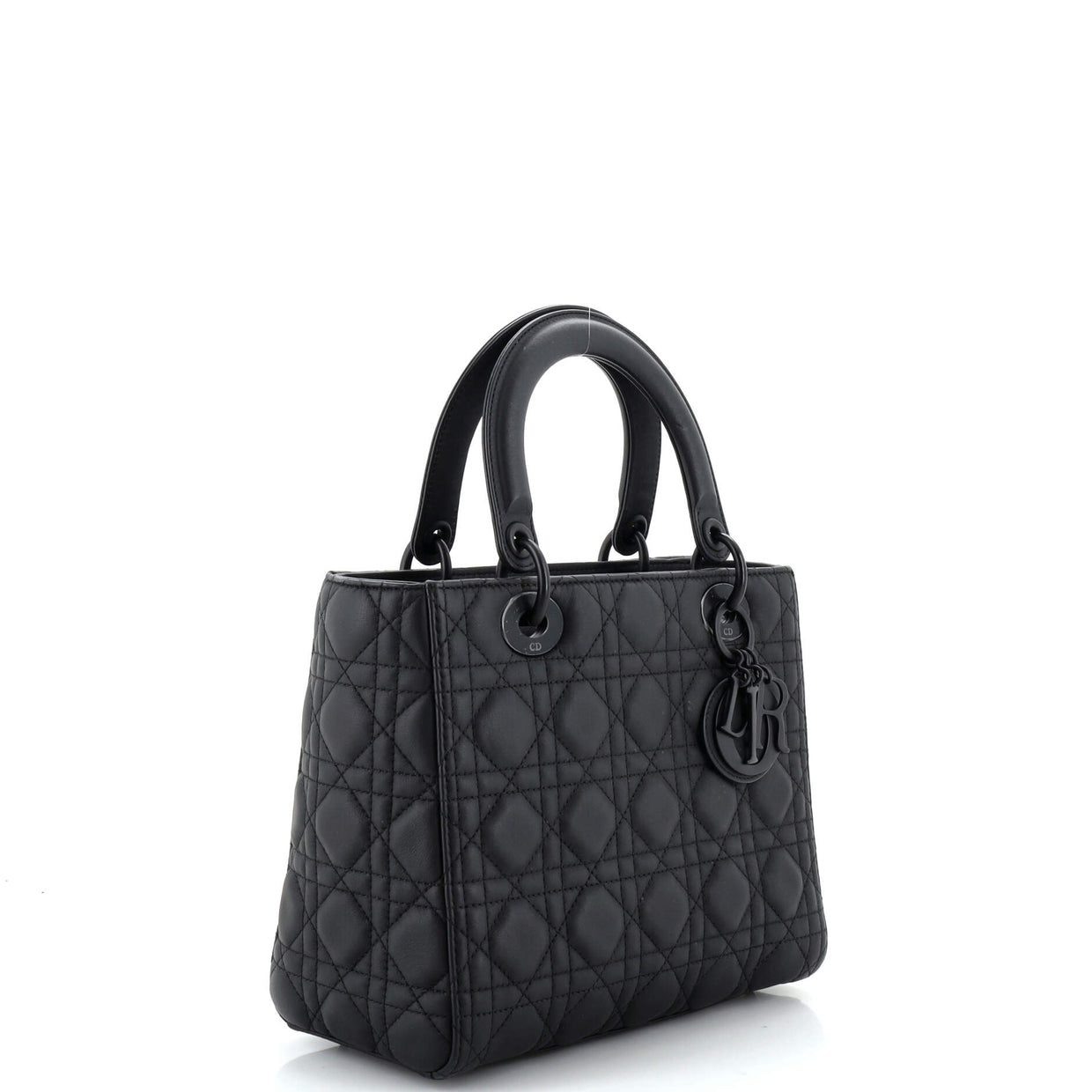 Christian Dior Ultra Matte Lady Dior Bag Cannage Quilt Calfskin Medium ...