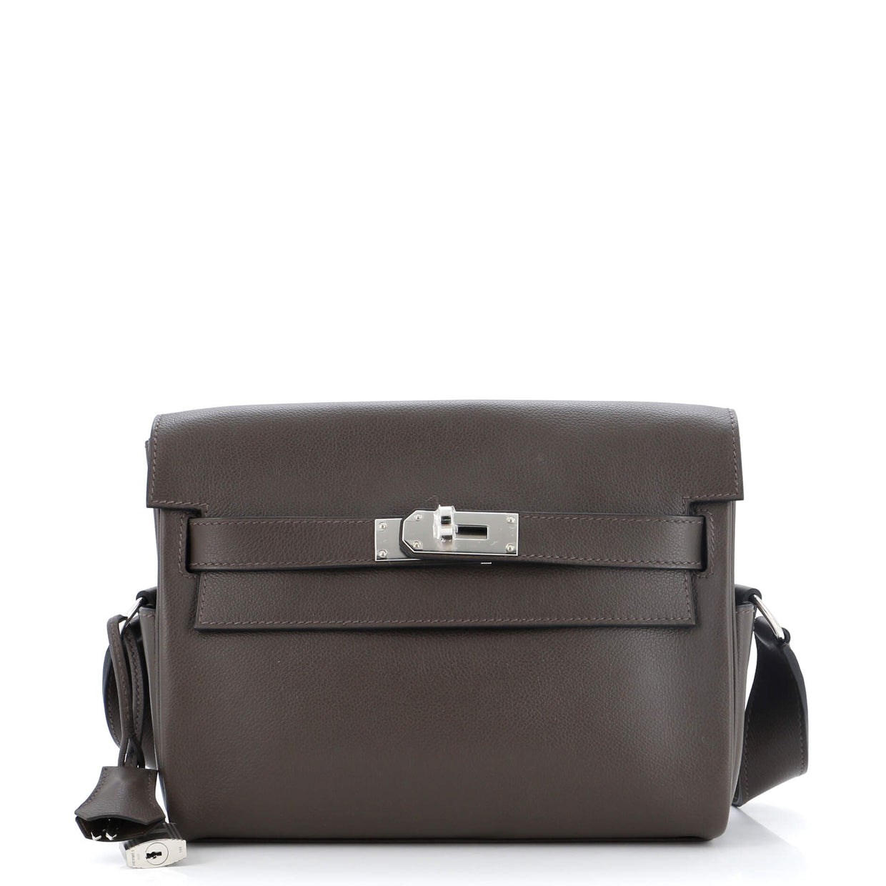 Hermes Kelly Messenger Bag Evercolor PM Brown 267838392