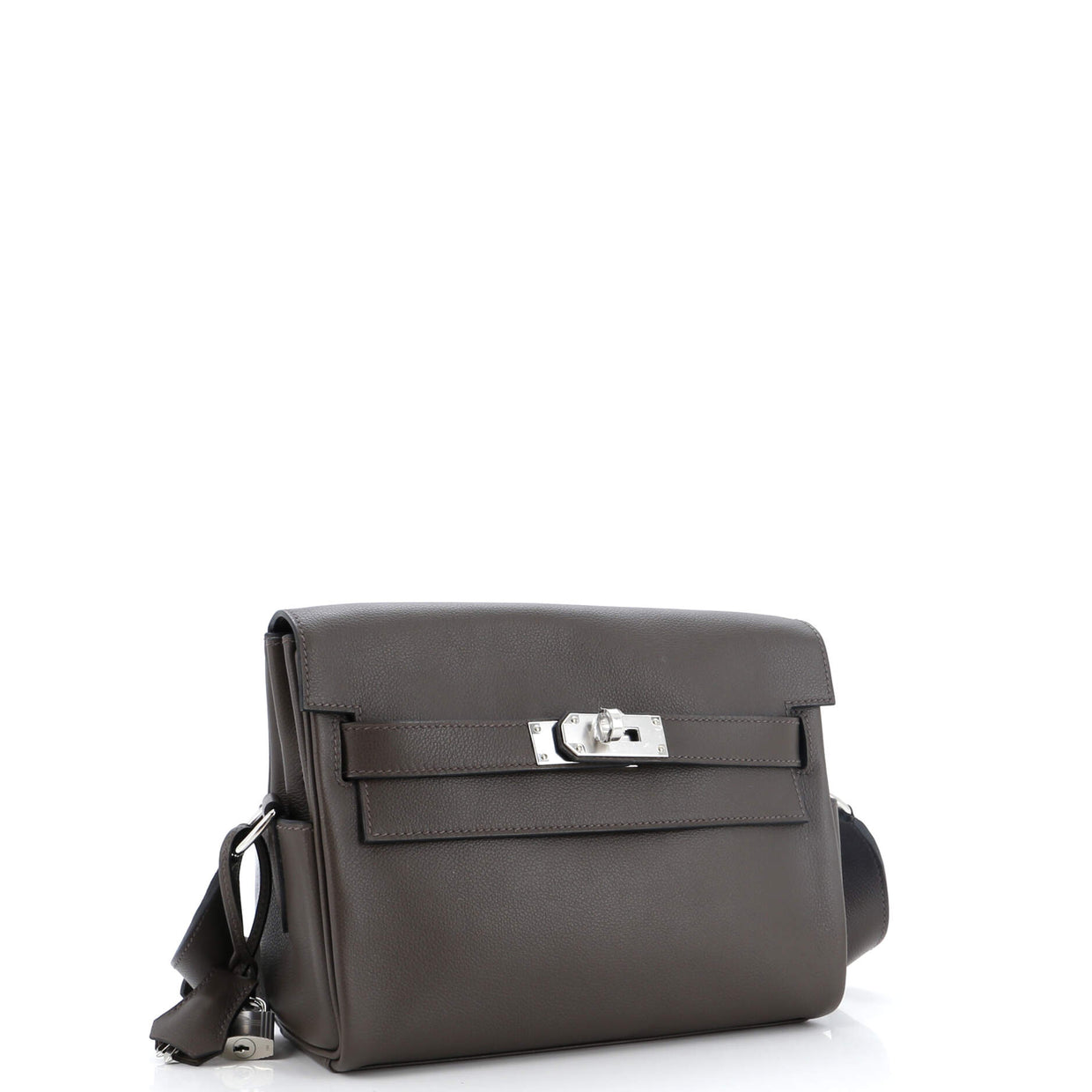 Hermes Kelly Messenger Bag Evercolor PM Brown 267838392