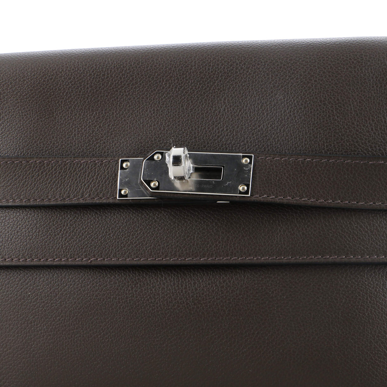 Hermes Kelly Messenger Bag Evercolor PM Brown 267838392