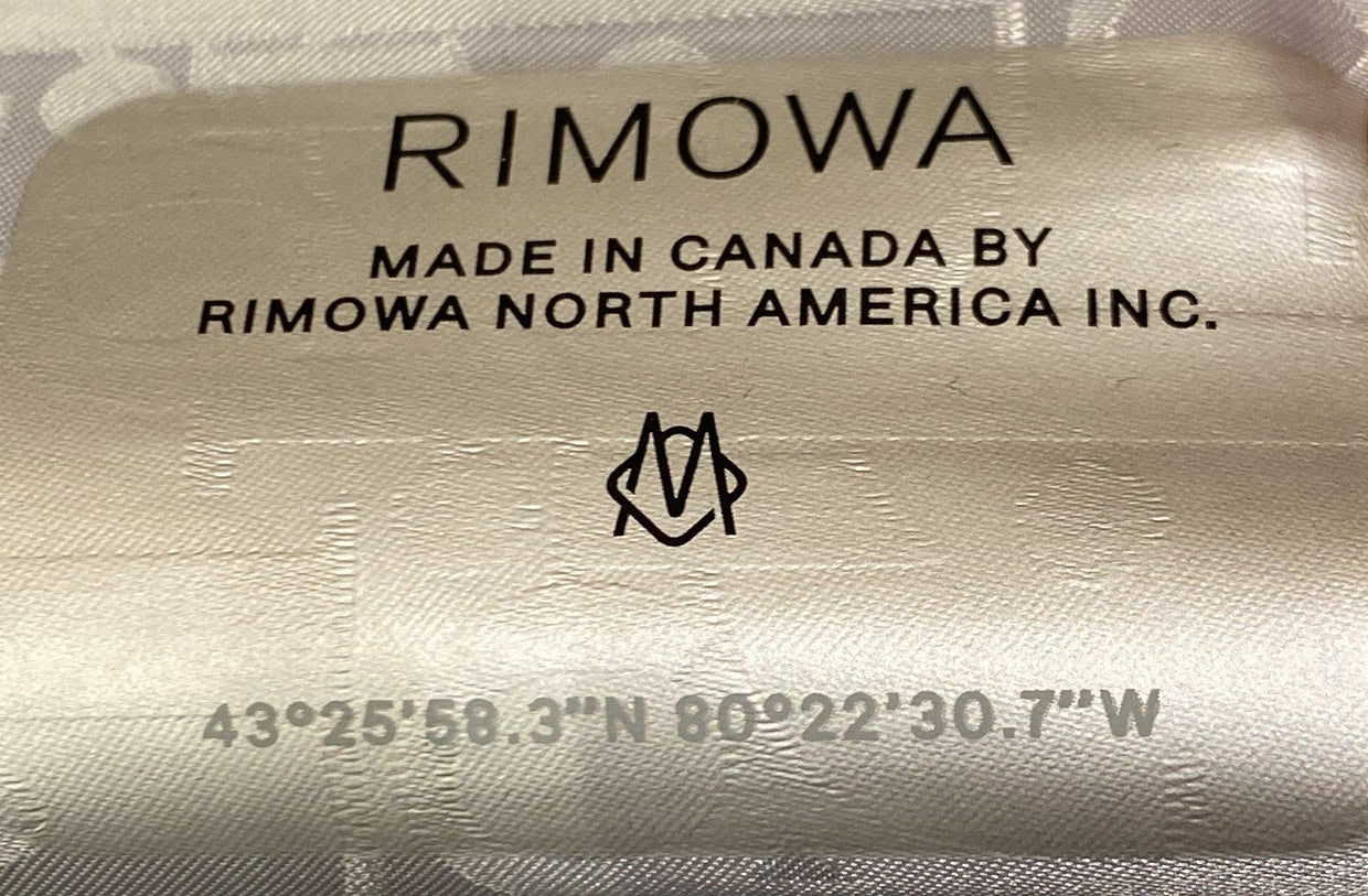 Christian Dior Dior x Rimowa Cabin Trolley Oblique Aluminum Blue 2681781