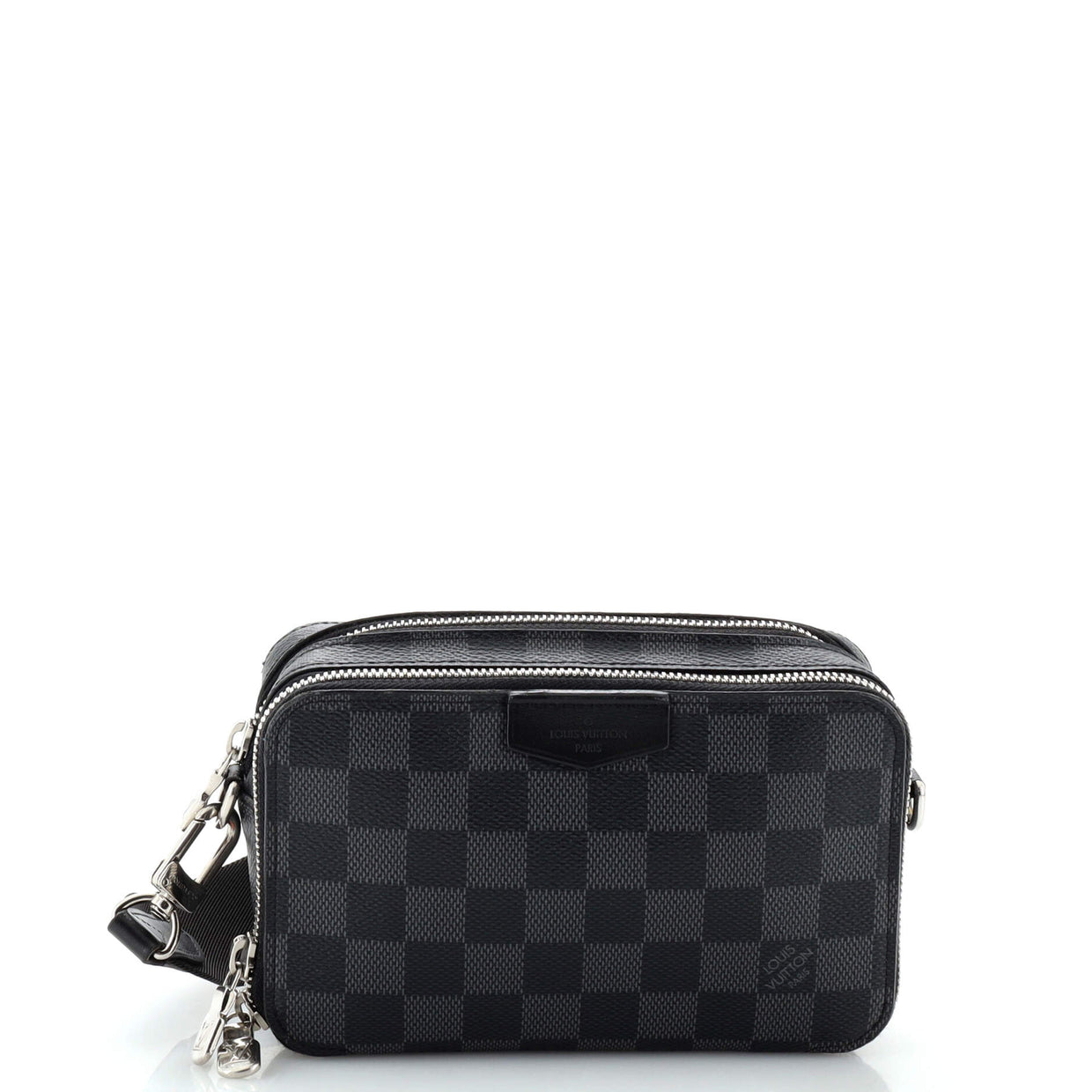 Louis Vuitton Alpha Wearable Wallet Damier Graphite Black 26962775