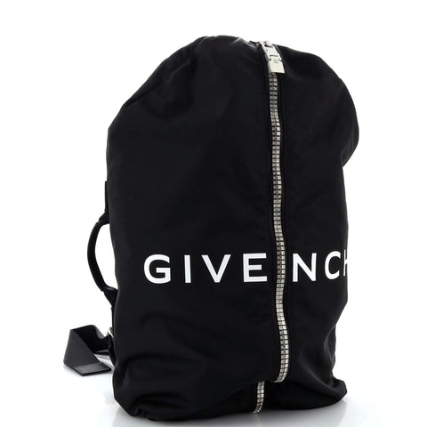 Givenchy G-Zip Duffle Backpack Nylon Black 26964668