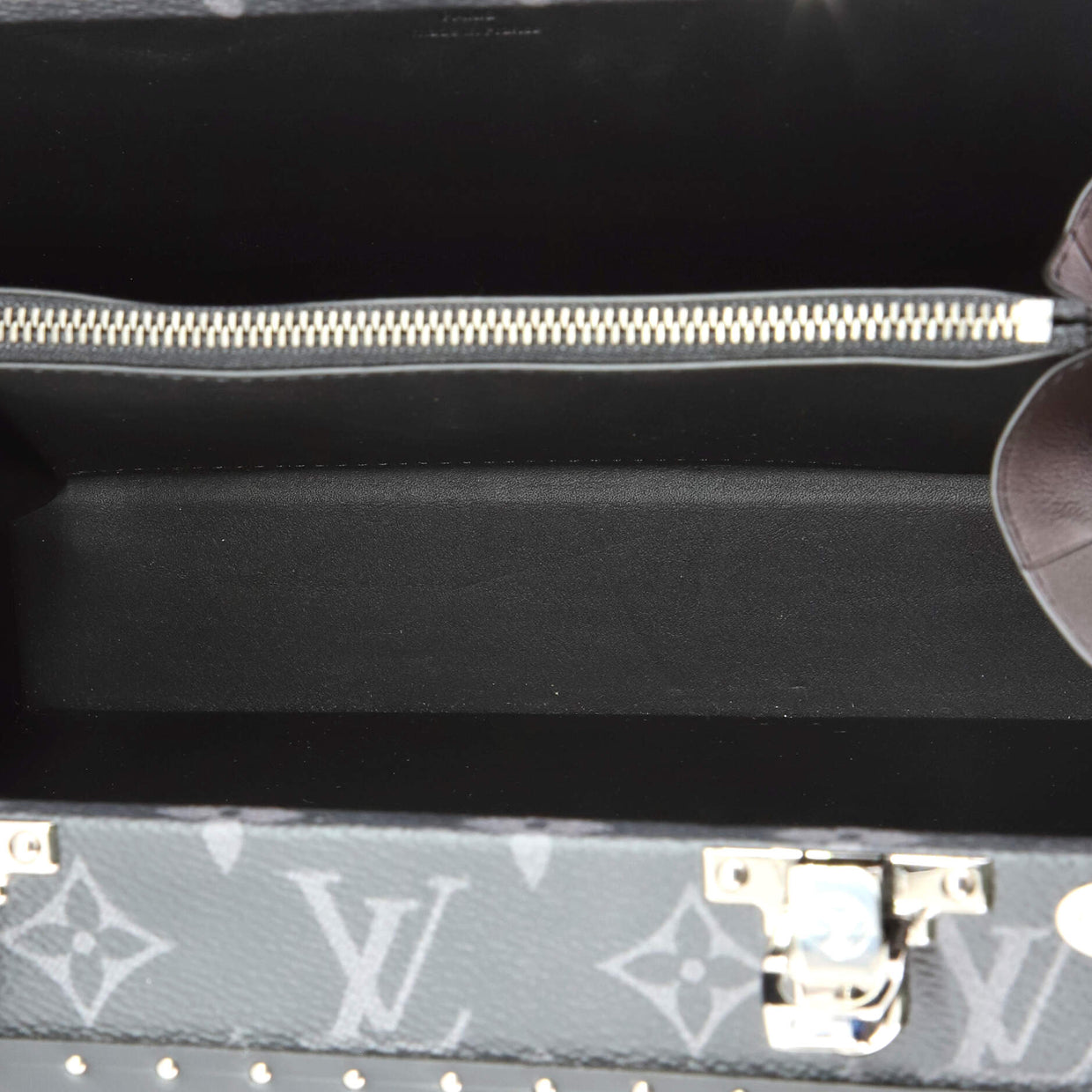 Louis Vuitton Clutch Box Bag Monogram Eclipse and Leather Black 2709644