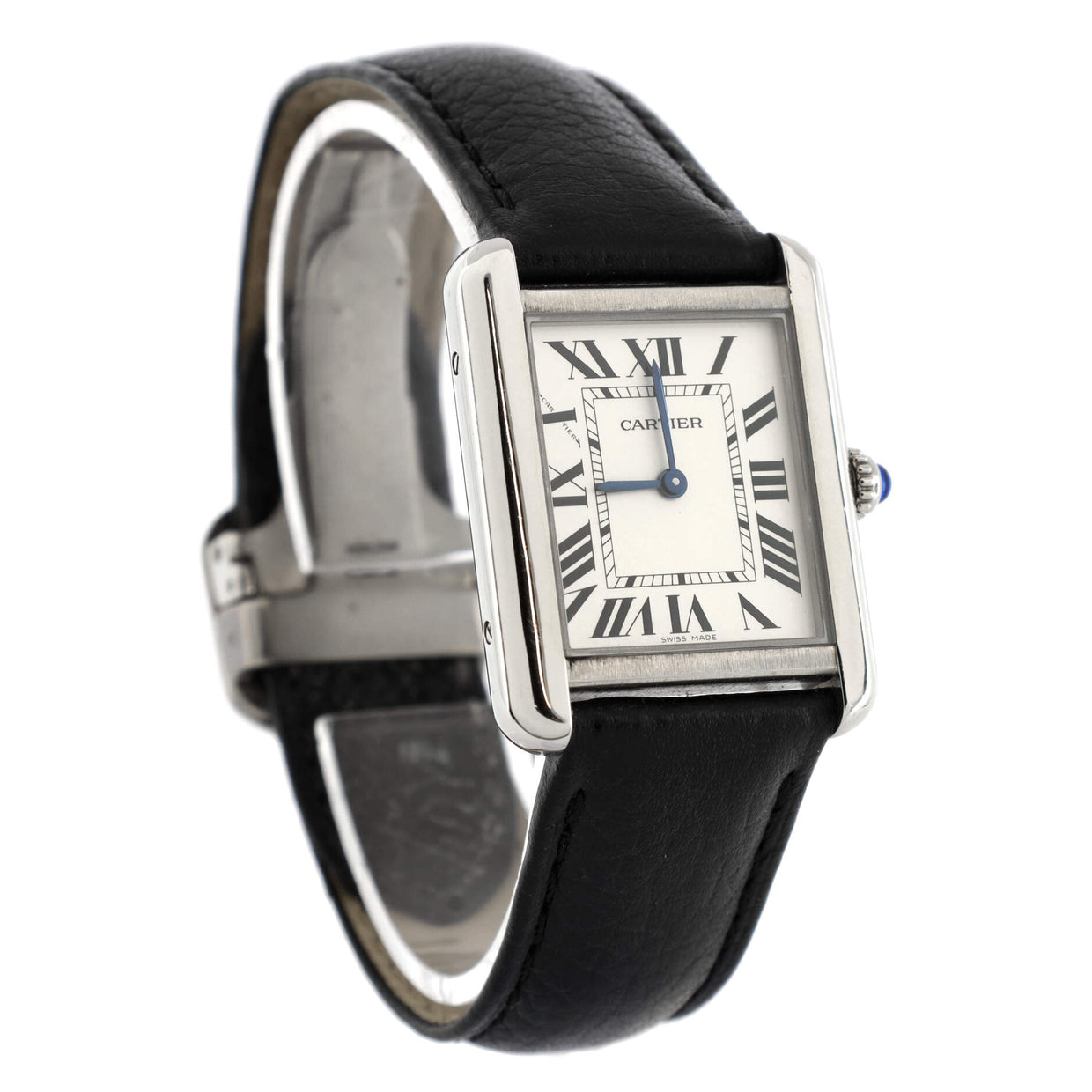Cartier Tank Solo Quartz Watch Stainless Steel and Leather 24 2714841