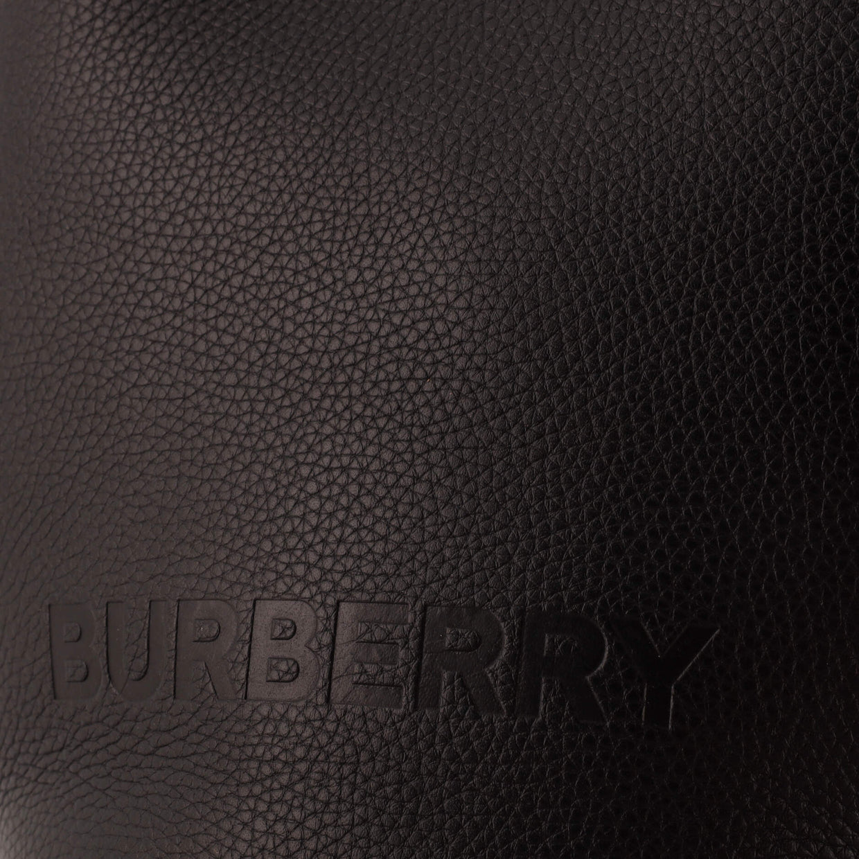 Burberry Lorne Bucket Bag Leather Small Black 2732782
