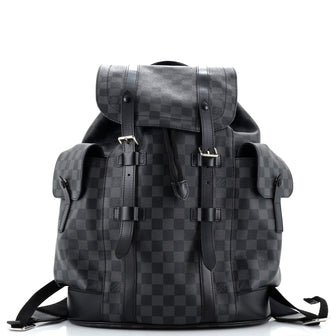 Louis Vuitton Christopher Backpack Damier Graphite PM Black 27331028