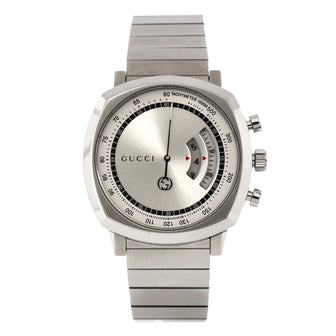 Gucci Grip Chronograph Quartz Watch Stainless Steel 40 2736421