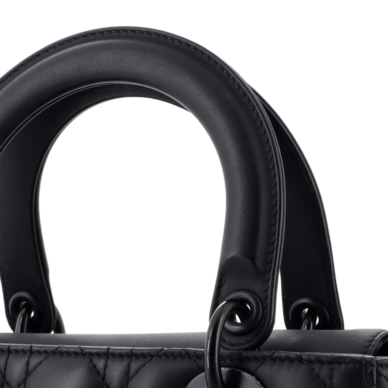 Christian Dior Ultra Matte Lady Dior Bag Cannage Quilt Calfskin Medium ...