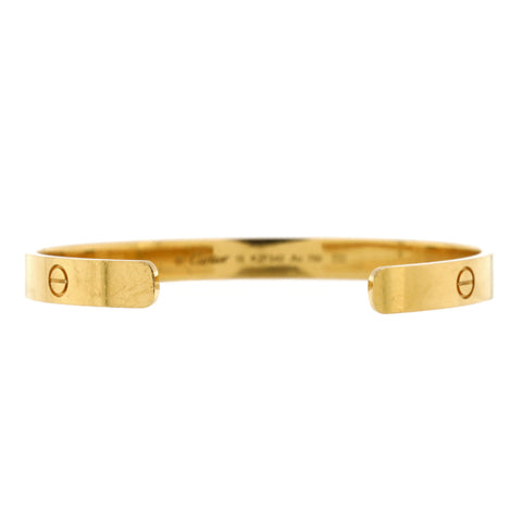 Cartier Love Cuff Bracelet 18K Yellow Gold Yellow gold 2747241