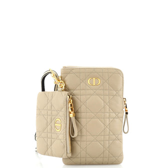 Christian Dior Caro Multifunctional Pouch Cannage Quilt Calfskin ...