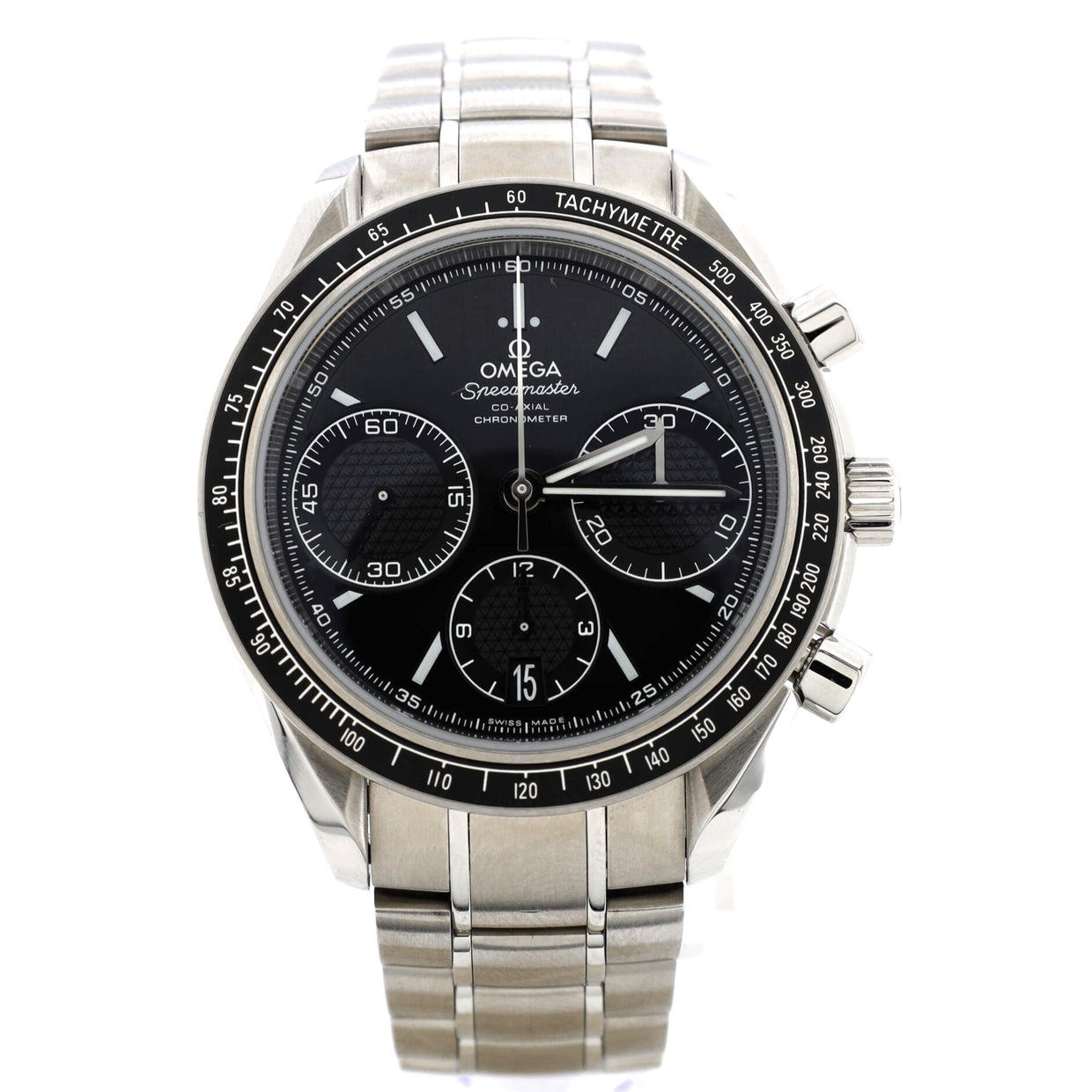 Omega Speedmaster Racing Co-Axial Chronograph Automatic Watch Stainless ...