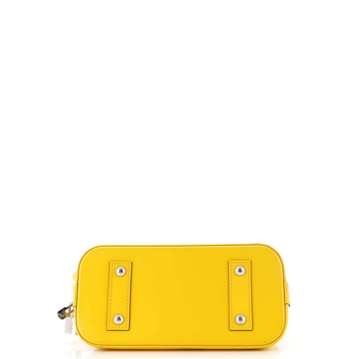 Louis Vuitton Alma Handbag Epi Leather with Logo Jacquard Strap BB ...