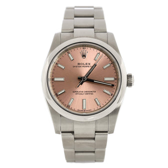 Rolex Oyster Perpetual Pink Automatic Watch Stainless Steel 34 2770491