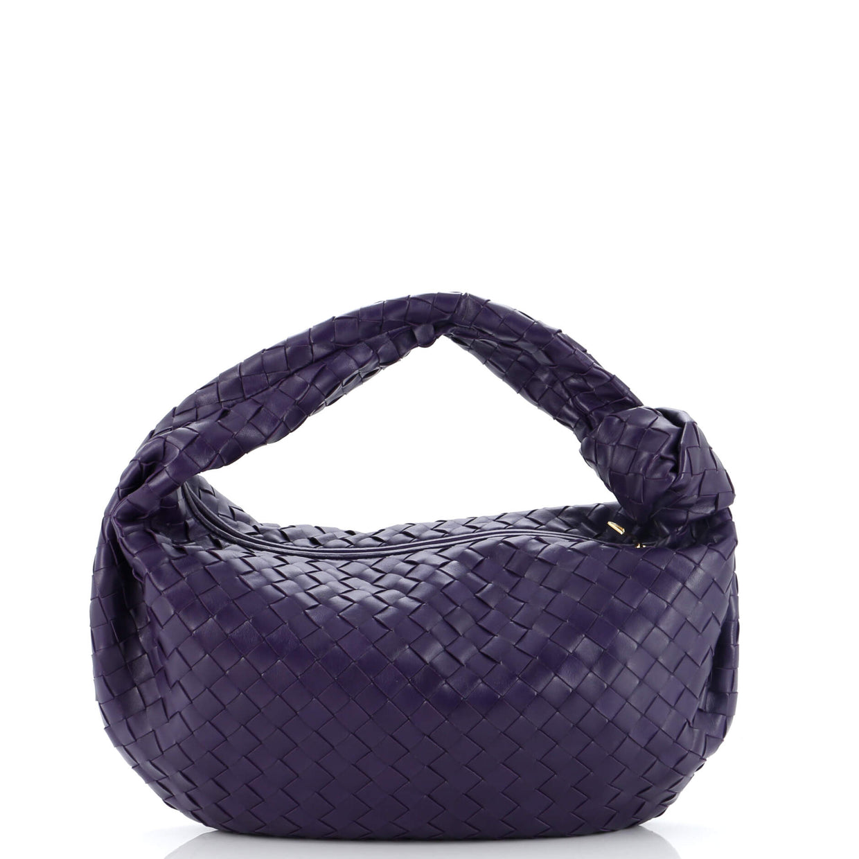 Bottega Veneta BV Jodie Hobo Intrecciato Nappa Teen Purple 28024010