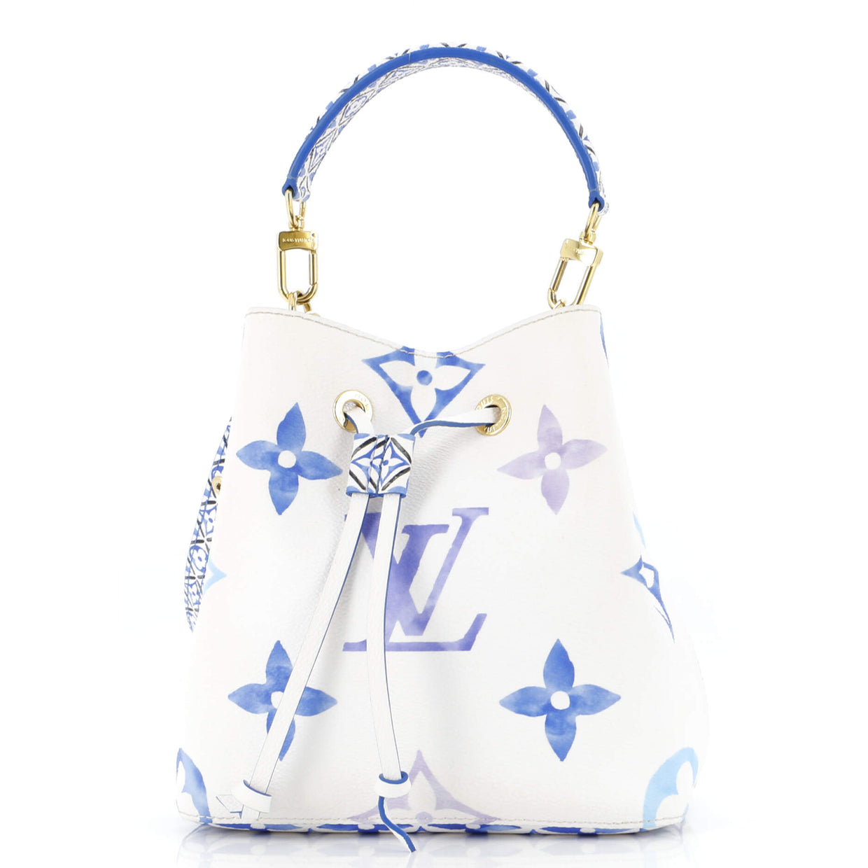 Louis Vuitton NeoNoe Handbag By The Pool Monogram Watercolor Giant BB ...