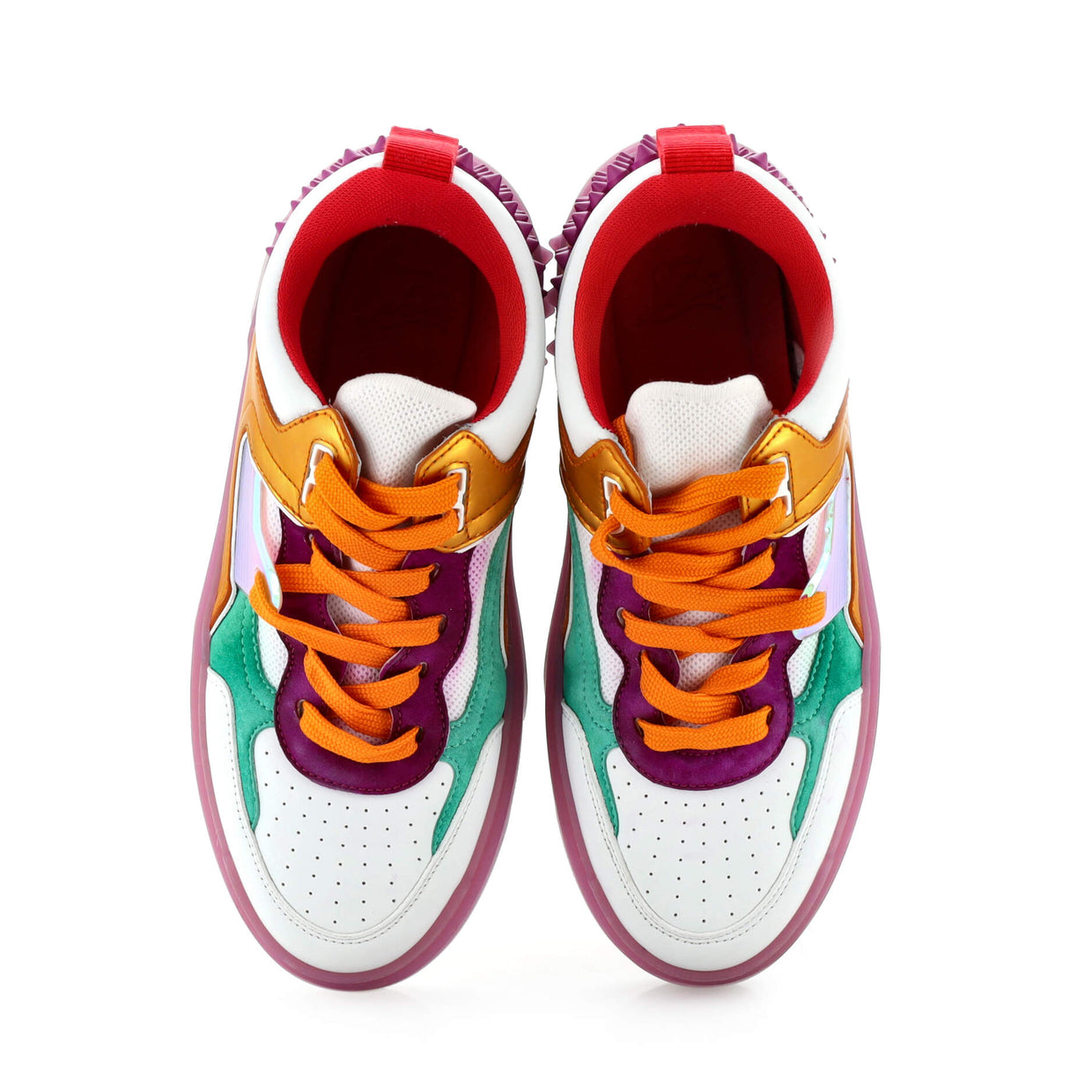 Christian Louboutin Women's Astroloubi Donna Sneakers Leather and Suede ...