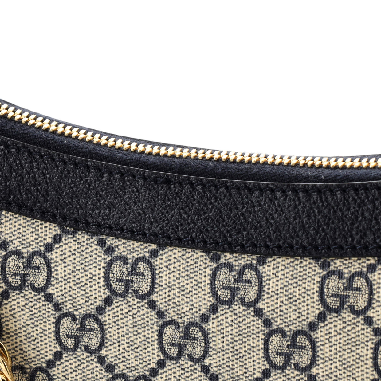 Gucci Ophidia Charm Shoulder Bag GG Coated Canvas Small Blue 2836041