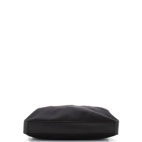 Prada Triangle Convertible Briefcase Bag Re-Nylon Large Black 28548741