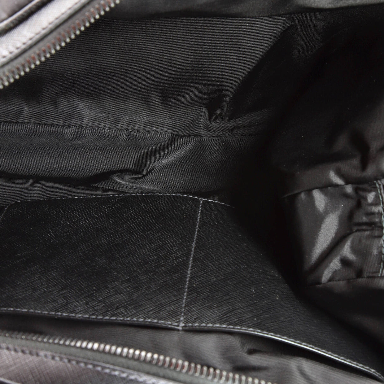 Prada Triangle Convertible Briefcase Bag Re-Nylon Large Black 28548741