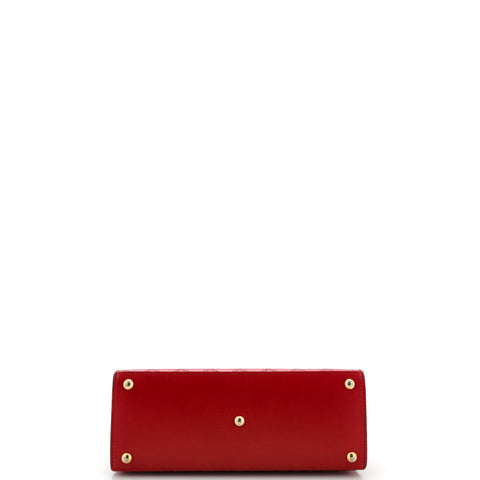 Gucci Padlock Top Handle Bag Guccissima Leather Small Red 2889013