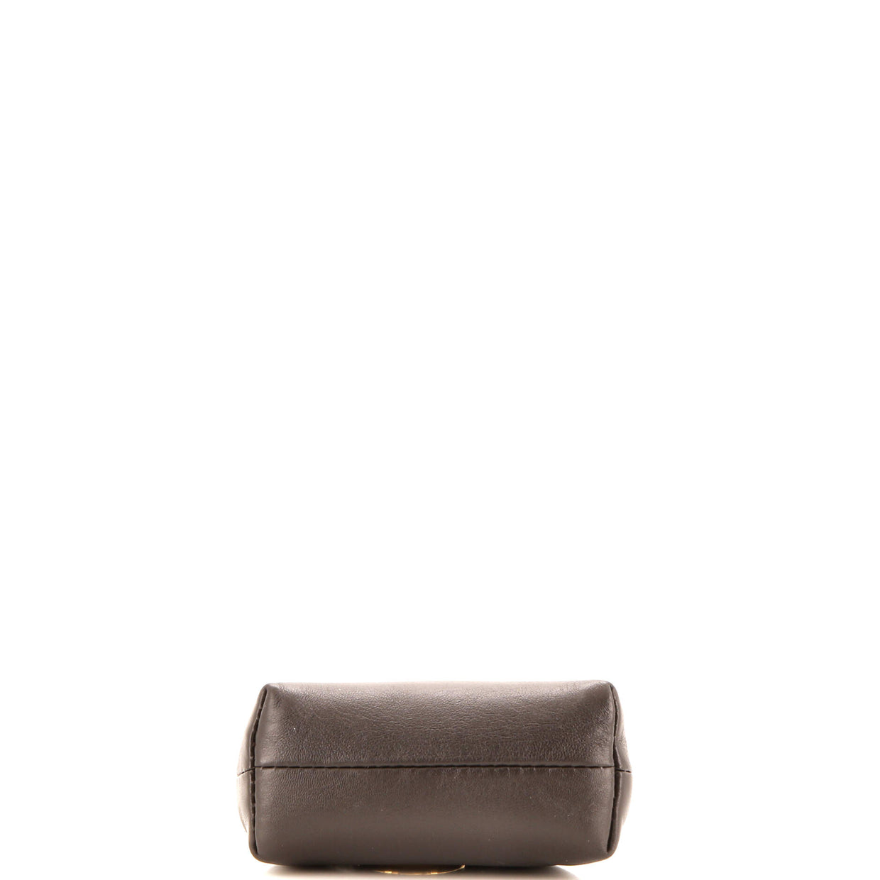 Fendi First Charm Crossbody Bag Leather Nano Black 2943262