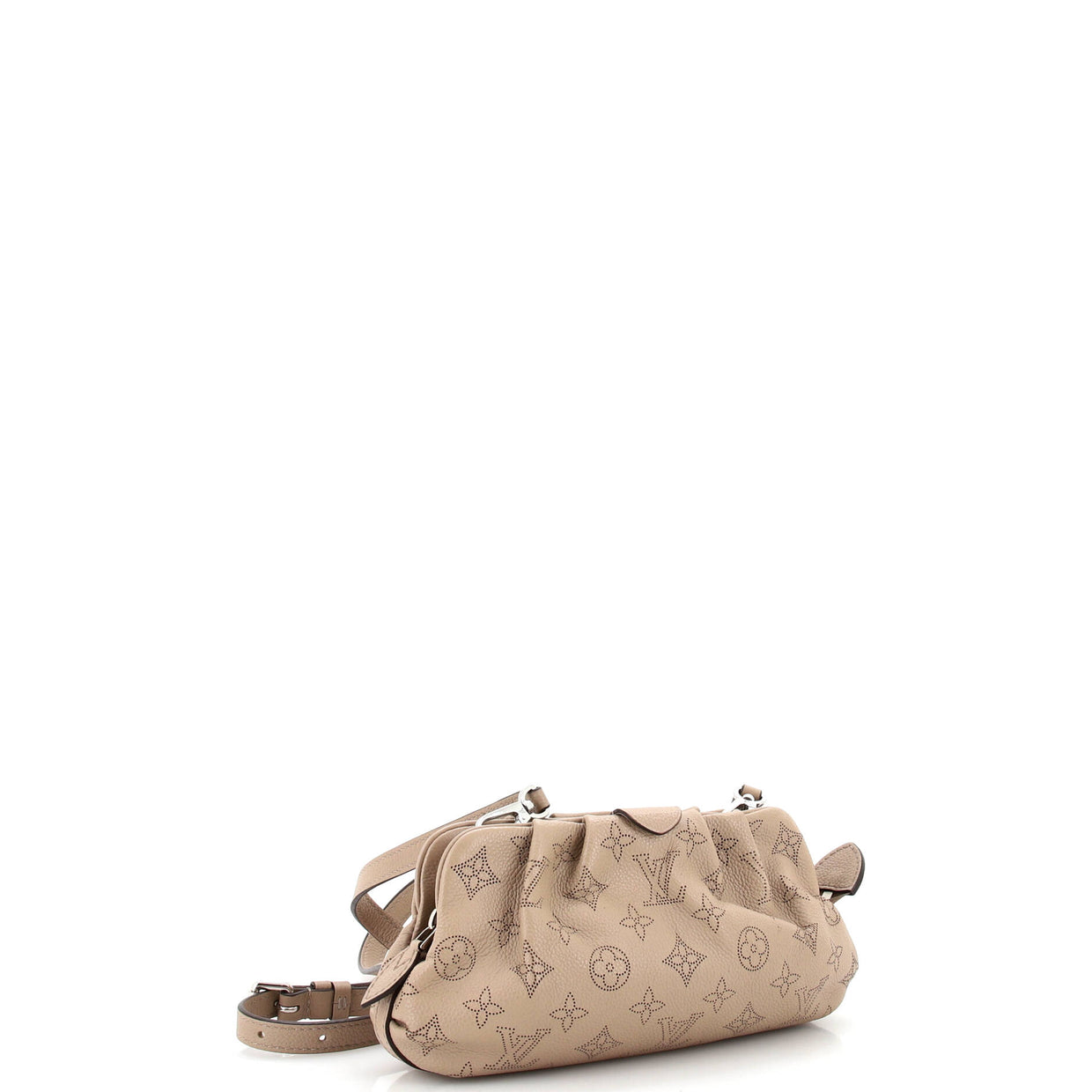 Louis Vuitton Scala Pouch Bag Mahina Leather Mini Neutral 2963211