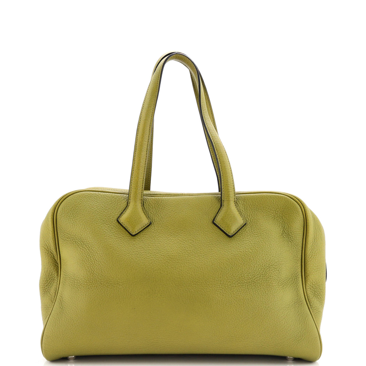 Hermes Victoria II Bag Clemence 35 Green 303153235