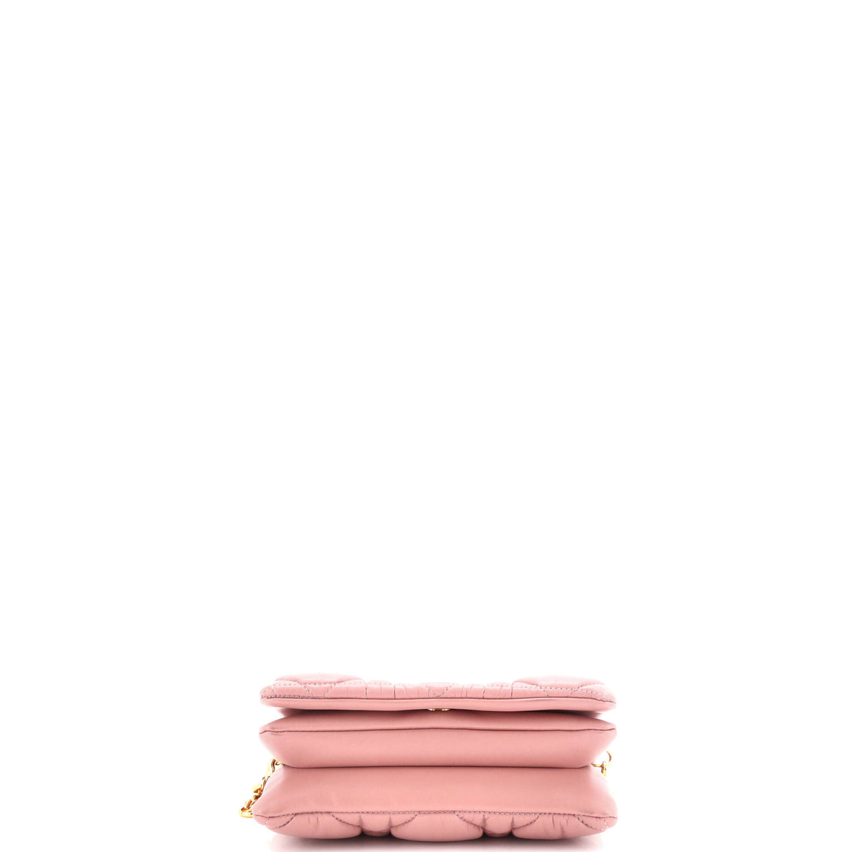 Christian Dior Caro Flap Pouch with Chain Macrocannage Quilt Calfskin ...