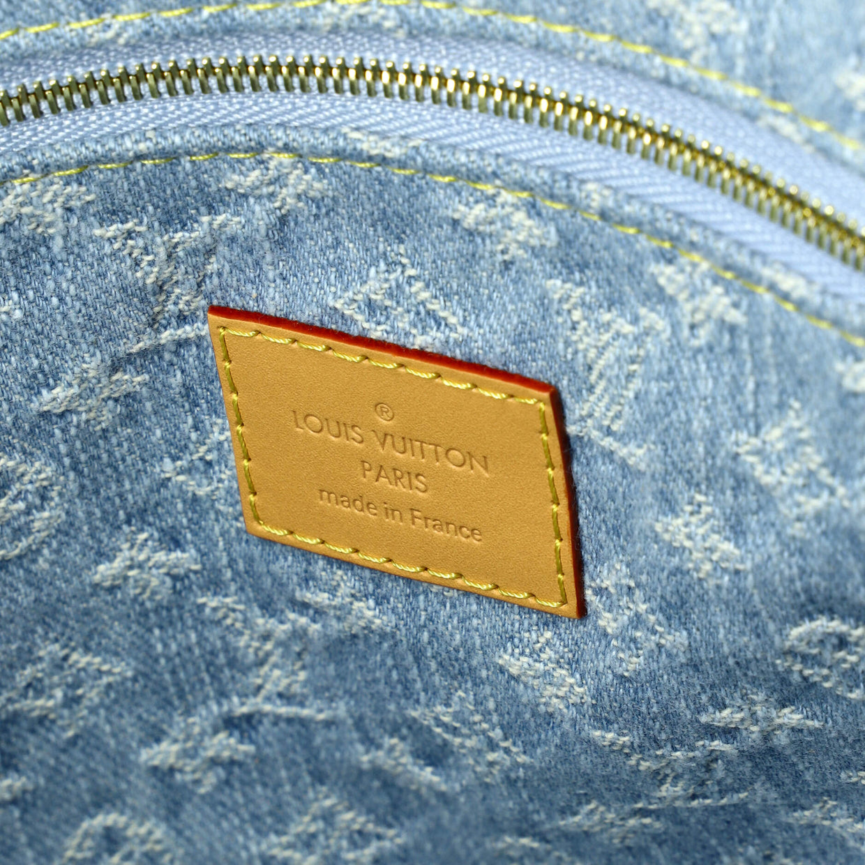 Louis Vuitton Let Go Tote Monogram Denim PM Blue 307967157