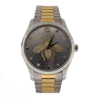 Gucci G-Timeless Bee Quartz Watch Stainless Steel 38 3153561