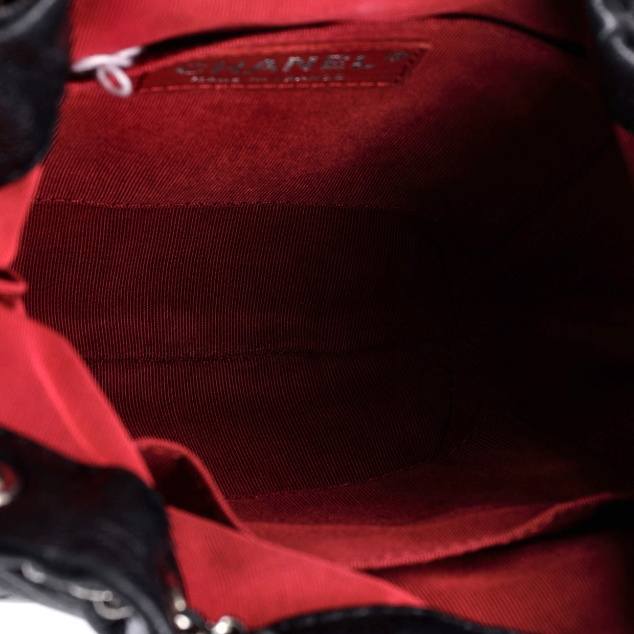 Chanel Gabrielle Drawstring Bag Quilted Calfskin Small Black 3220111