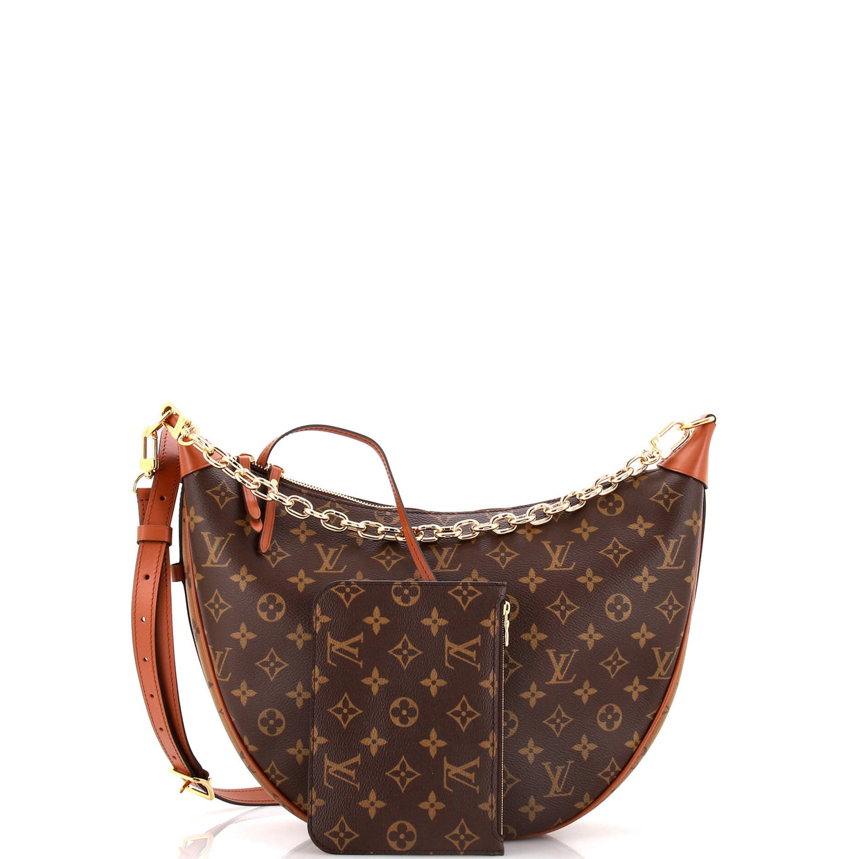 Louis Vuitton Loop Hobo Reverse Monogram Canvas Brown 3255511