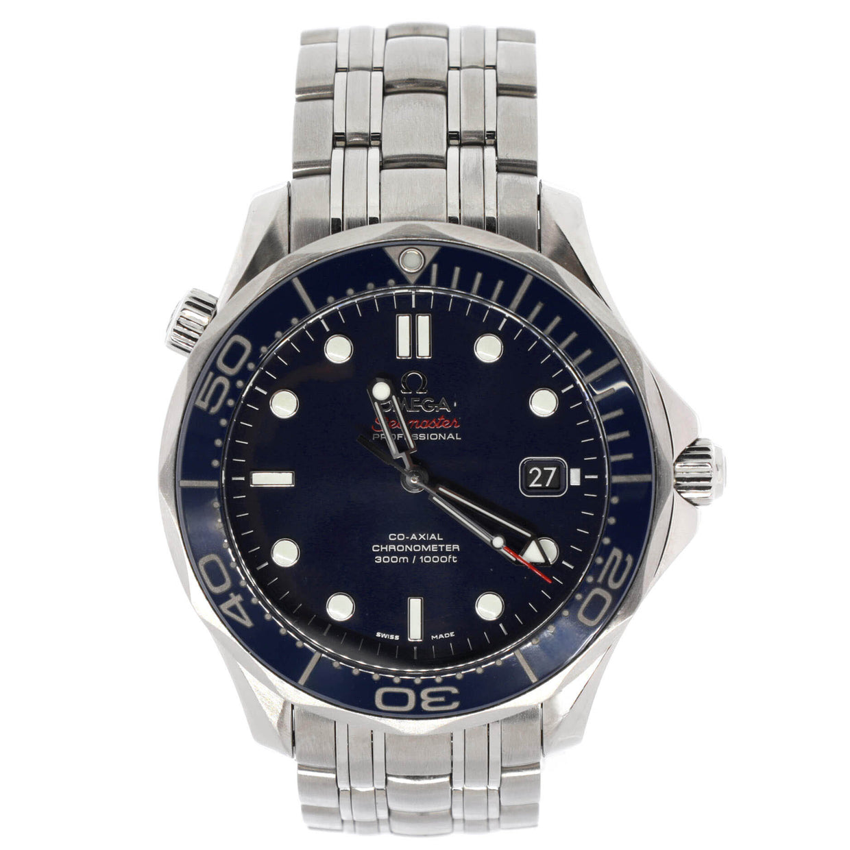 Omega Seamaster Professional Diver 300M Co-Axial Chronometer Automatic Watch Stainless Steel 41 ...