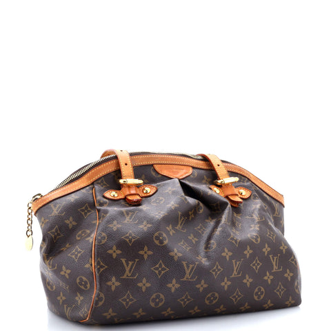 Louis Vuitton Tivoli Handbag Monogram Canvas GM Brown 3330782