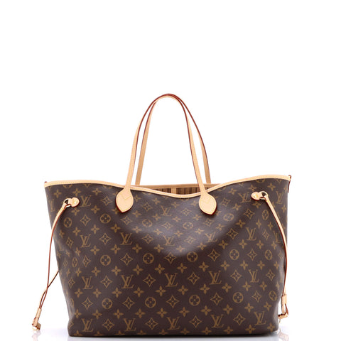 Louis Vuitton Neverfull Bandouliere Inside Out Monogram Canvas with ...