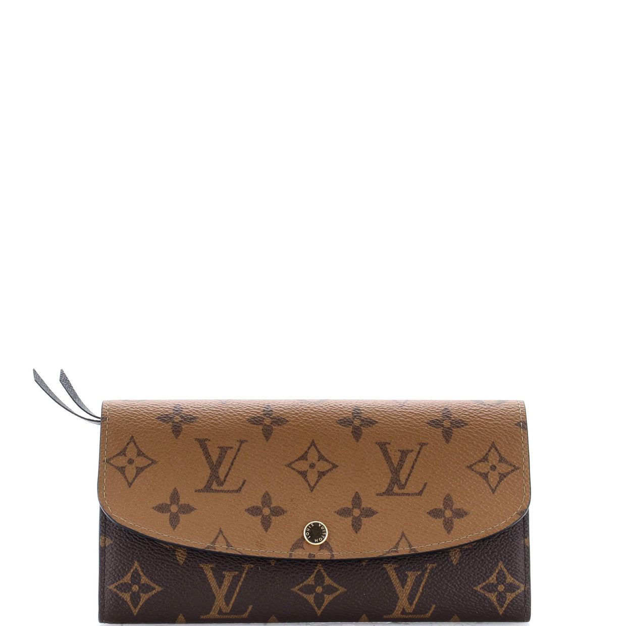 Louis Vuitton Emilie Wallet Reverse Monogram Canvas Brown 3358252