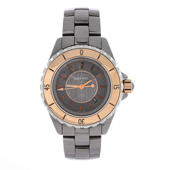 Chanel J12 Chromatic Quartz Watch Titanium Ceramic and Stainless Steel ...