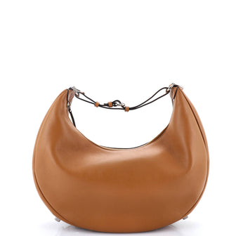 Fendi Fendigraphy Bag Leather Medium Brown 3500541
