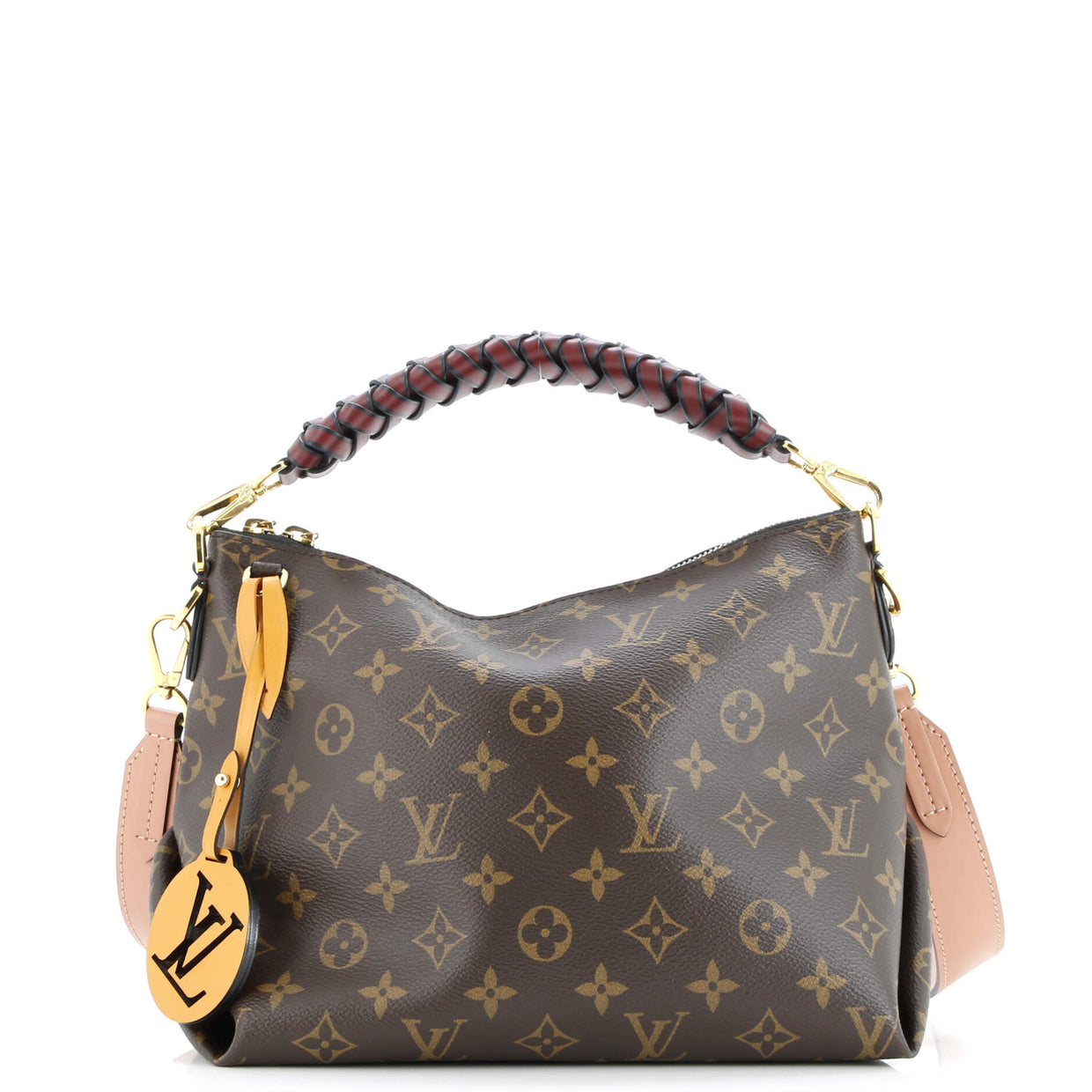 Louis Vuitton Braided Handle Beaubourg Hobo Monogram Canvas Mini Brown ...