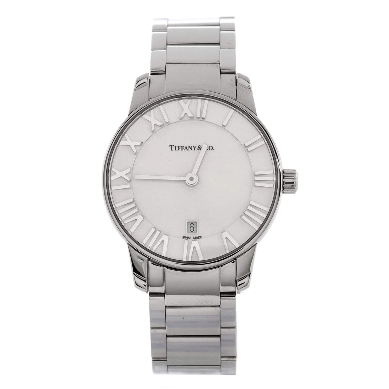 Tiffany & Co. Atlas 2-Hand Quartz Watch Stainless Steel 29 3717532
