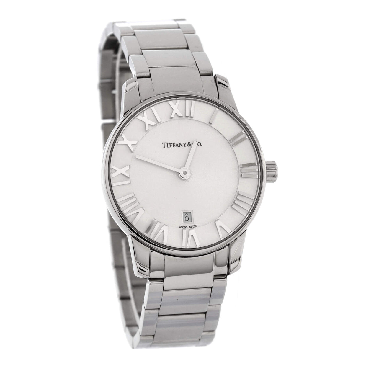 Tiffany & Co. Atlas 2-Hand Quartz Watch Stainless Steel 29 3717532