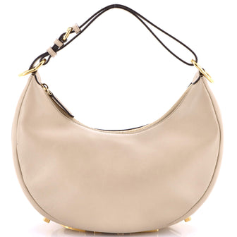 Fendi Fendigraphy Bag Leather Medium Neutral 3724371